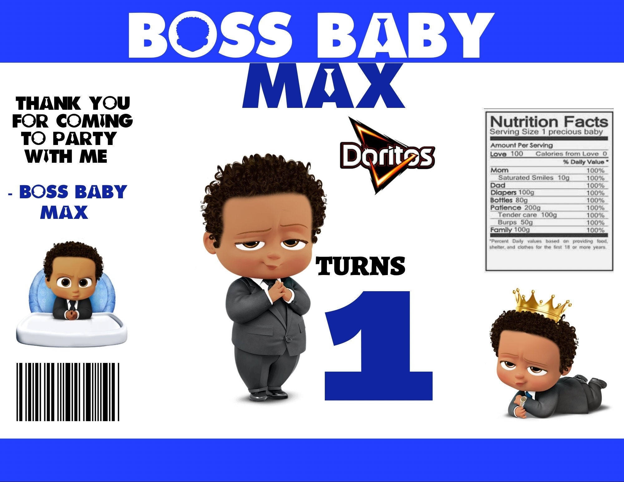 Boss Baby Chip Bag Boss Baby Treat Bag Boss Baby Favor Etsy | My XXX ... Boss Baby Chip Bag Boss Baby Treat Bag Boss Baby Favor Etsy | My XXX ...