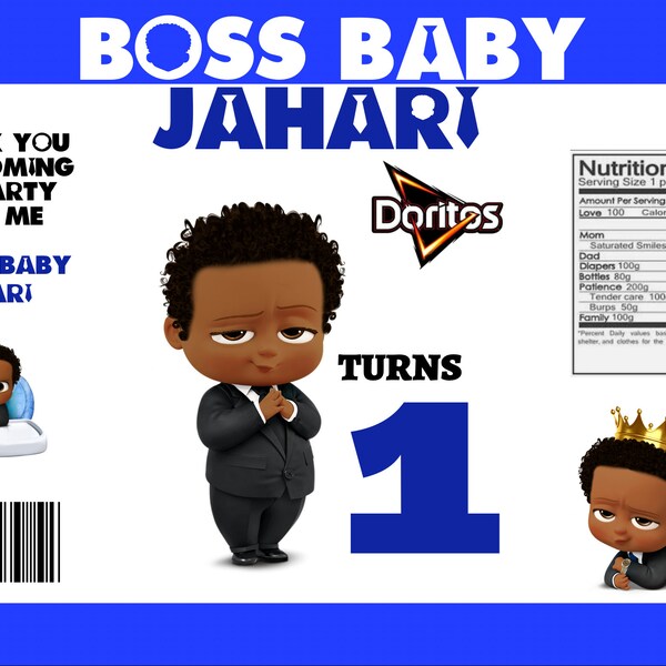 Boss Baby Gift Bag - Etsy