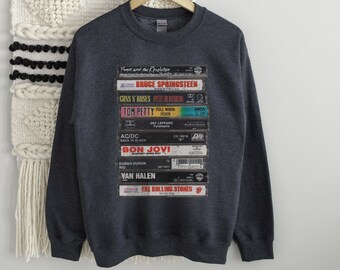 80's Rock Music Album Shirt Vintage Cassette Tape Shirt - Etsy