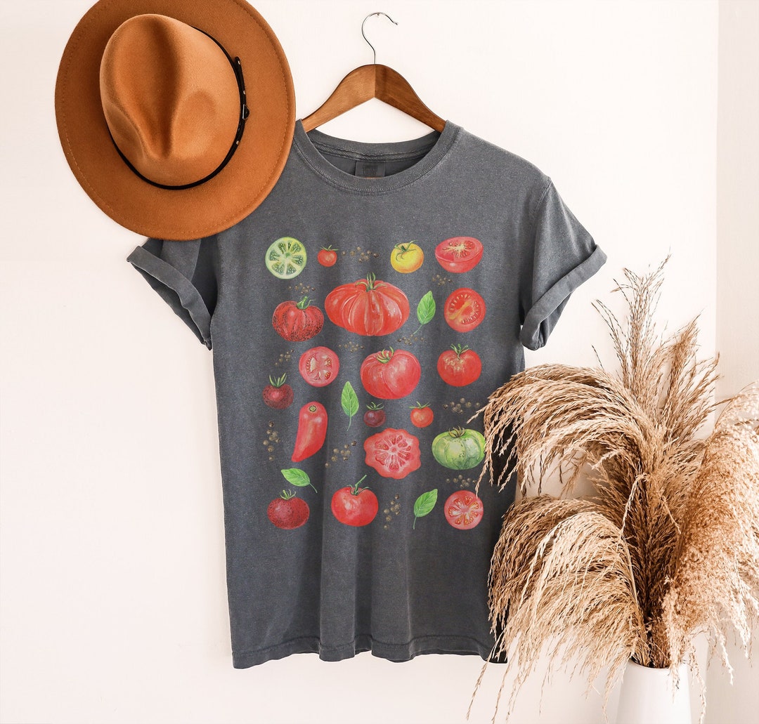 Tomato Shirt Cute Tomato Gift Gardening Shirt Culinary Shirt Chef Shirt ...