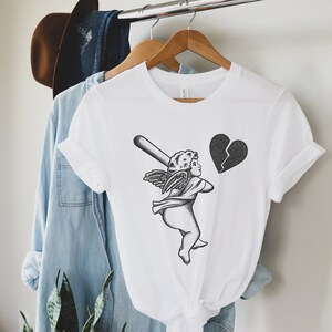 Cupid Graphic Tee, Cheeky Cupid Shirt, Cute Funny Valentines Day Shirt ...