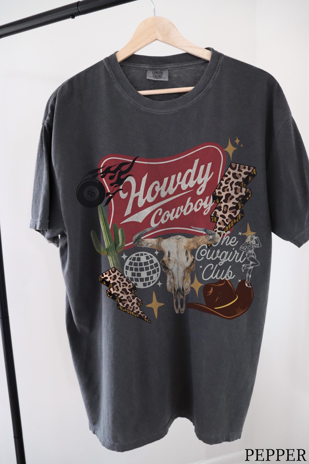 Western Collage Graphic Tee | Comfort Colors Country Tee | Vintage ...