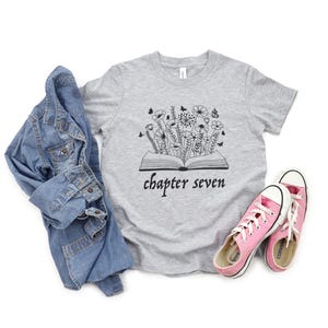 Custom Chapter Birthday Shirt for Kids | Personalized Book Theme Tee ...