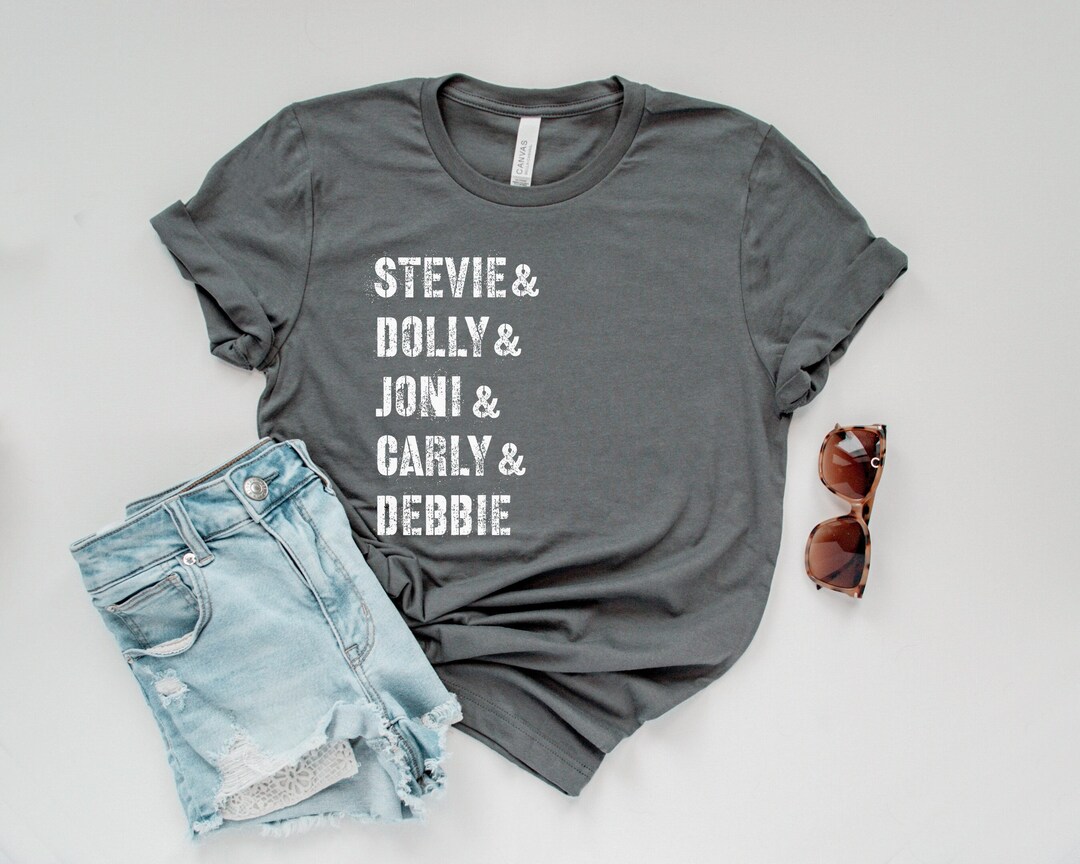 CUSTOMIZABLE Women of Rock Shirt, Female Singers Name List Shirt, Gift ...