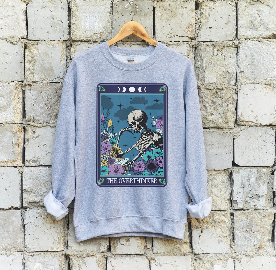The Overthinker Tarot Card Shirt or Crewneck Sweatshirt - Etsy