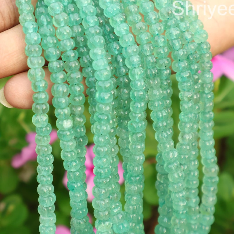 Carved Melon Beads - Etsy