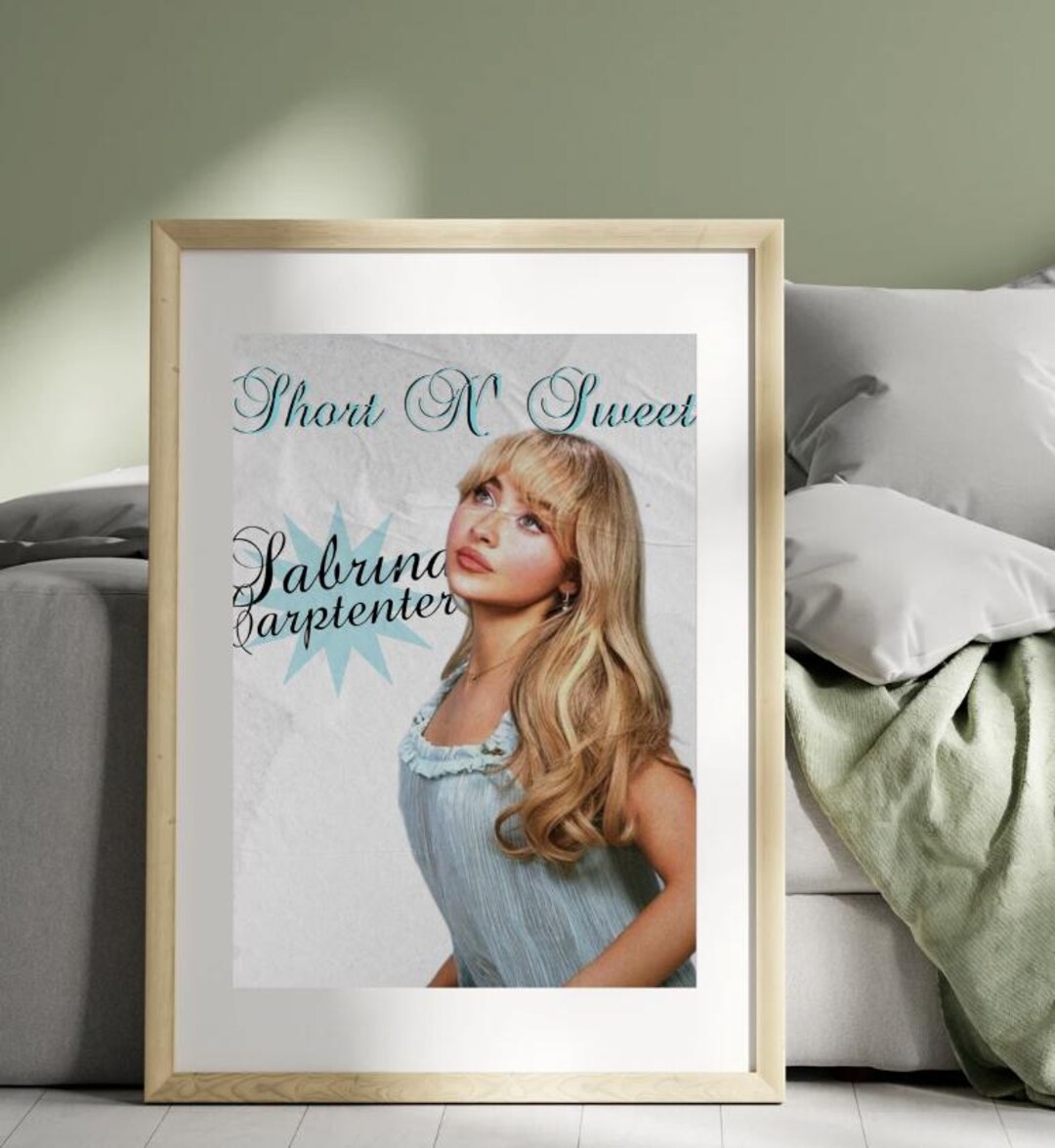 Sabrina Carpenter Short N' Sweet Poster - Etsy