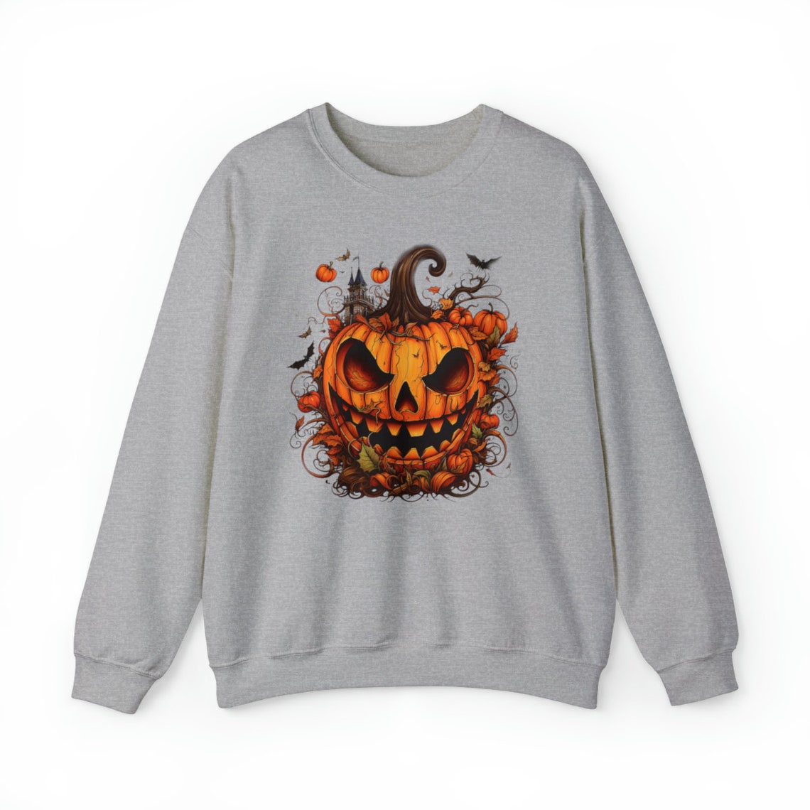 Cute Jack O Lantern Sweater Creepy Halloween Shirt Creepy Pumpkin Shirt ...