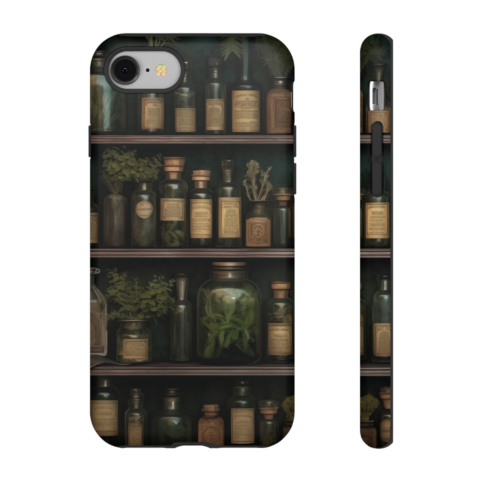 Cottagecore Dark Academia Floral Potion Phone Case Cover Cute Whitchy ...