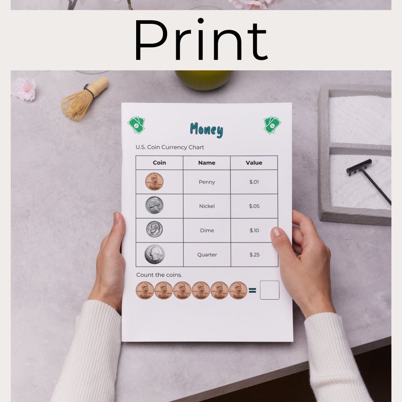 Money Worksheets for Elementary Teachers, Counting Money Activity ...