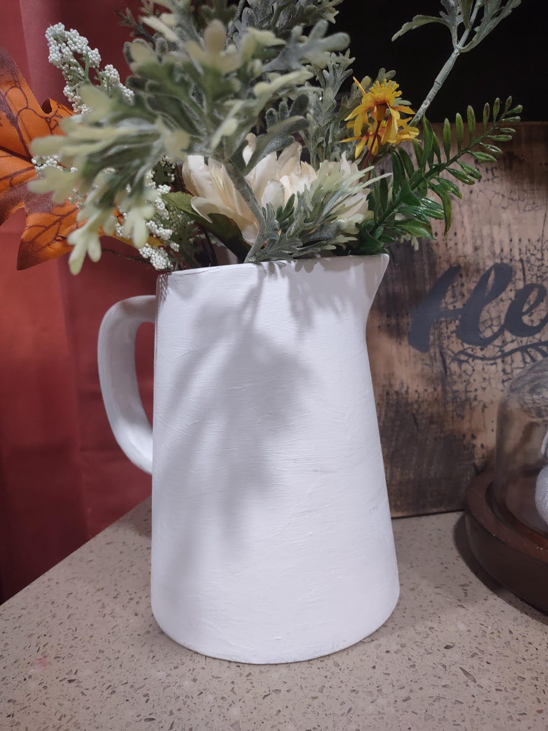 White Ceramic Vace - Etsy