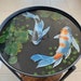 3D Koi Fish Painting in Epoxy Resin End Table - Etsy