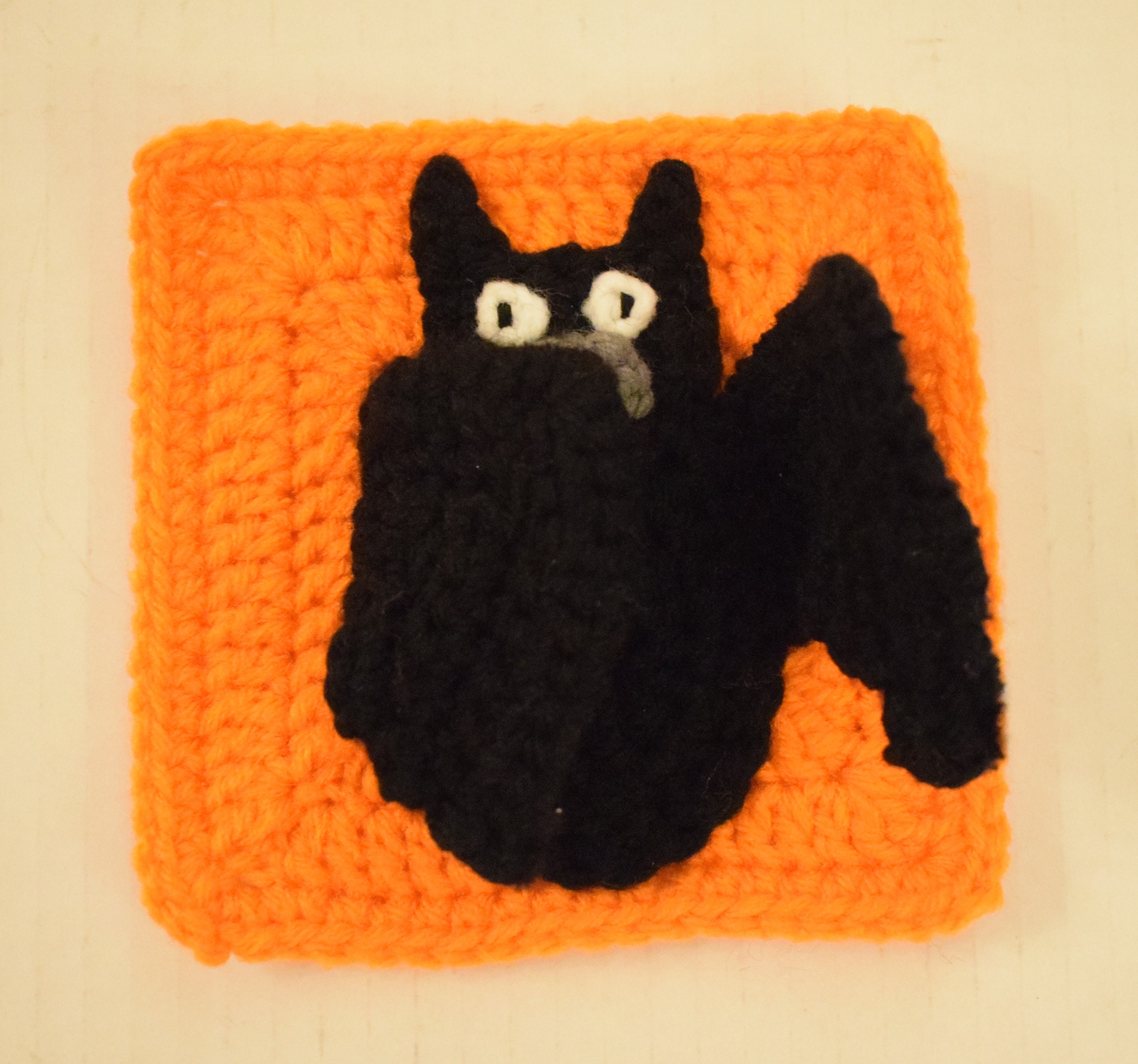 Bat Granny Square Crochet Pattern, Digital Download, Crochet Bat ...