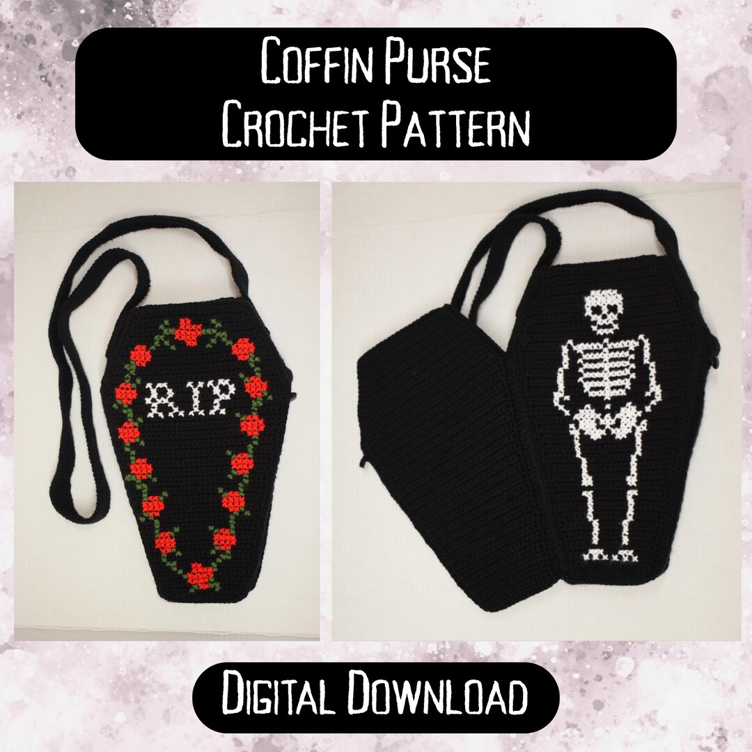 Coffin Purse Crochet Pattern (digital Download) - Etsy