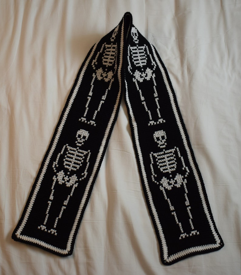 Skeleton Scarf Digital Download - Etsy