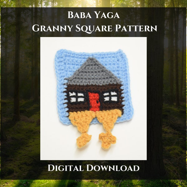 Cross Stitch Baba Yaga - Etsy