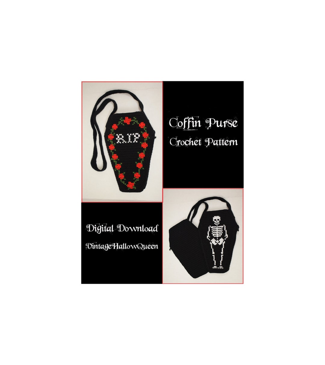 Coffin Purse Crochet Pattern Digital Download - Etsy