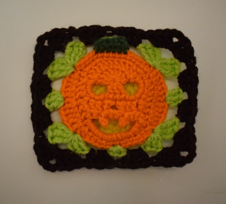 Jack O'lantern Granny Square Pattern Digital Download - Etsy