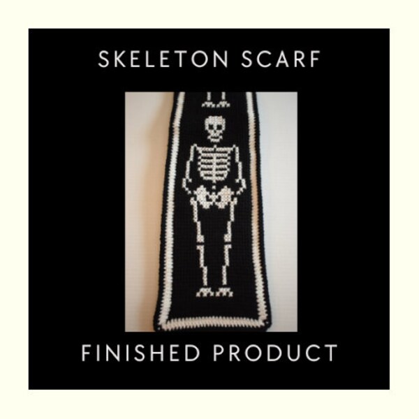 Skeleton Scarf - Etsy