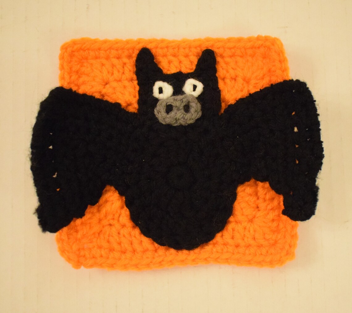 Bat Granny Square Crochet Pattern, Digital Download, Crochet Bat ...
