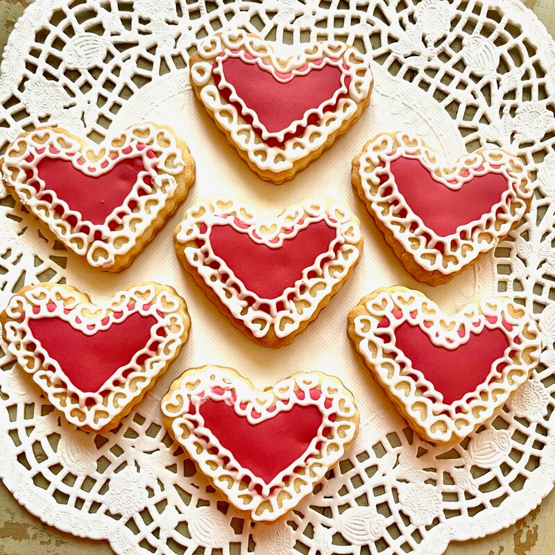 Lace Cookies - Etsy