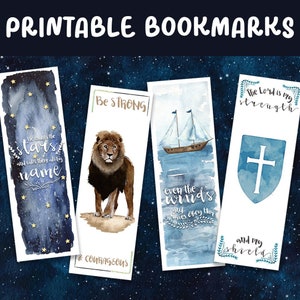 4 Scripture Bookmark Printables for Kids - Etsy