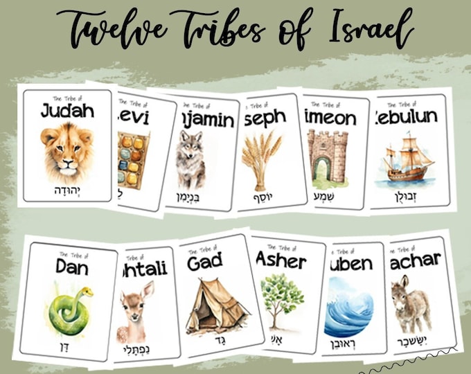 Símbolos de las 12 tribus de Israel, imágenes prediseñadas: símbolos de ...