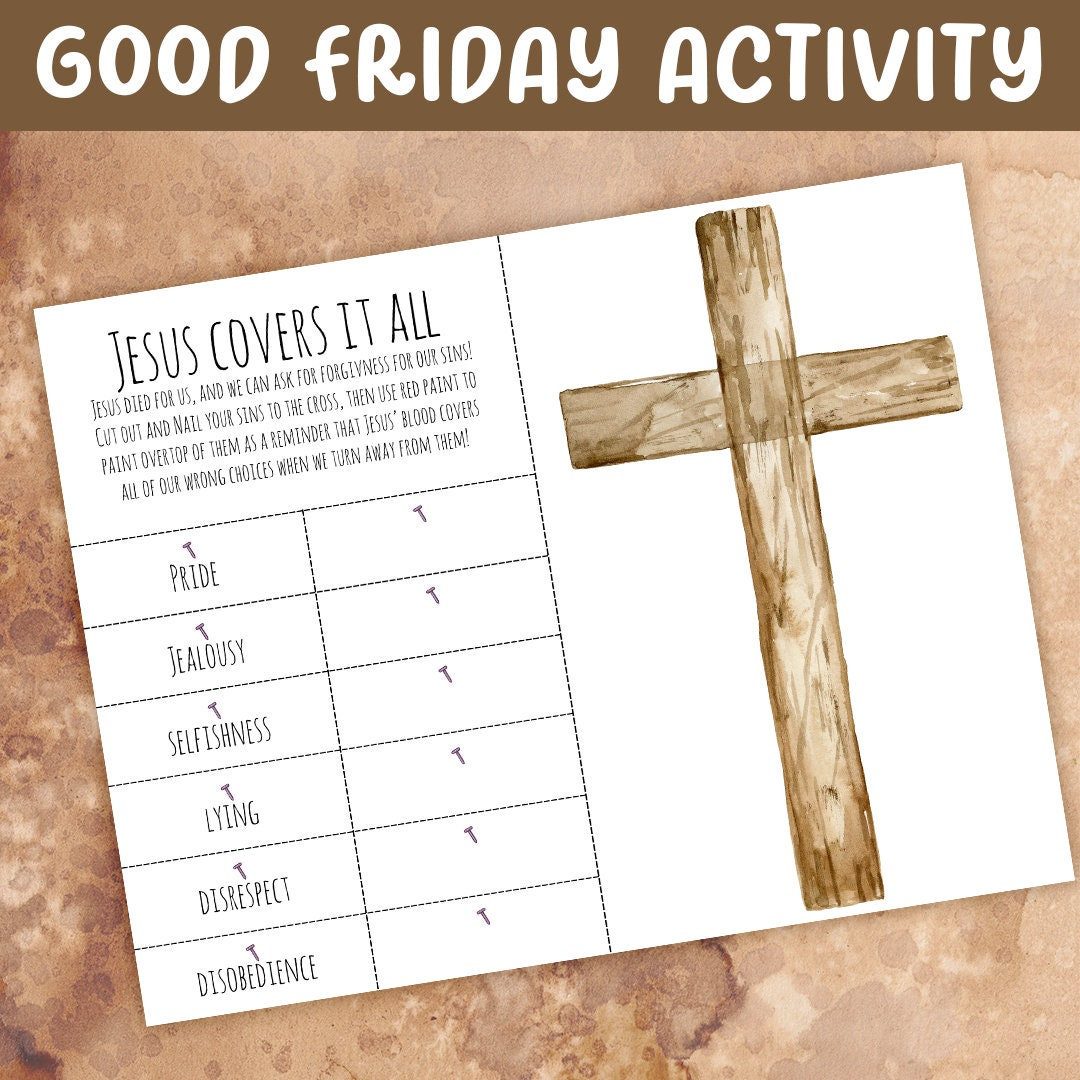 Good Friday Activity - Etsy