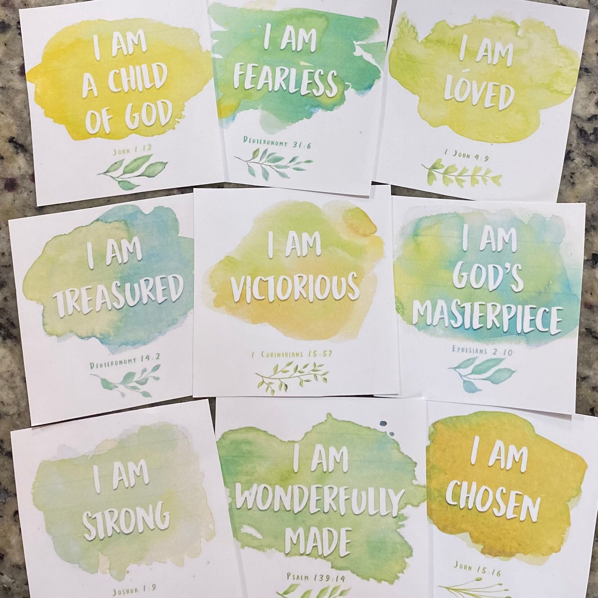 I Am Scripture Affirmations - Etsy