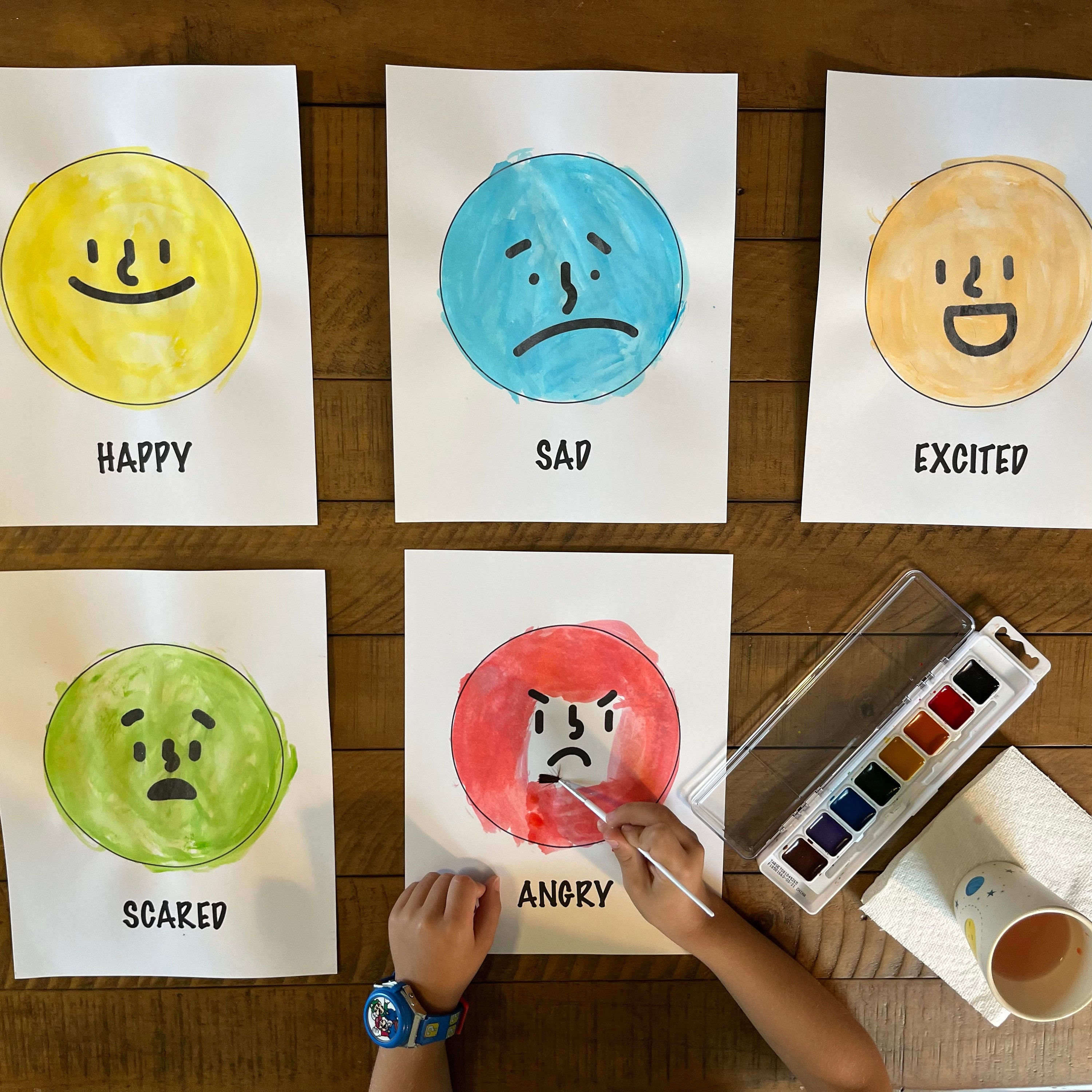 Kids Emotions Activities for Homeschool Pre-k or - Etsy
