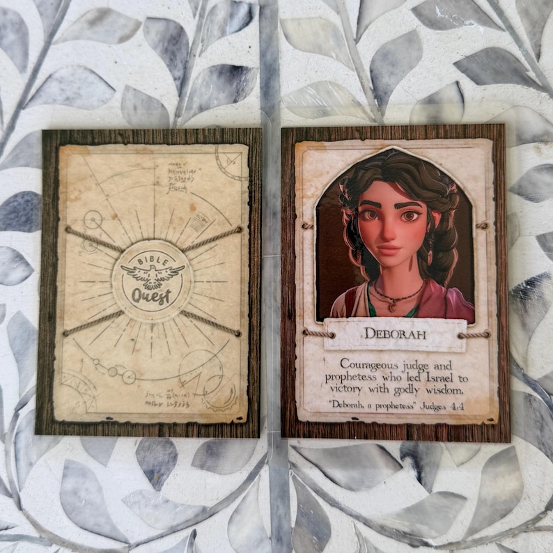Printable Women of the Bible Character Cards - Digital PDF Download for ...