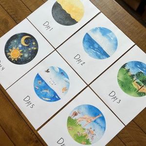 Days of Creation Poster Printables - Etsy