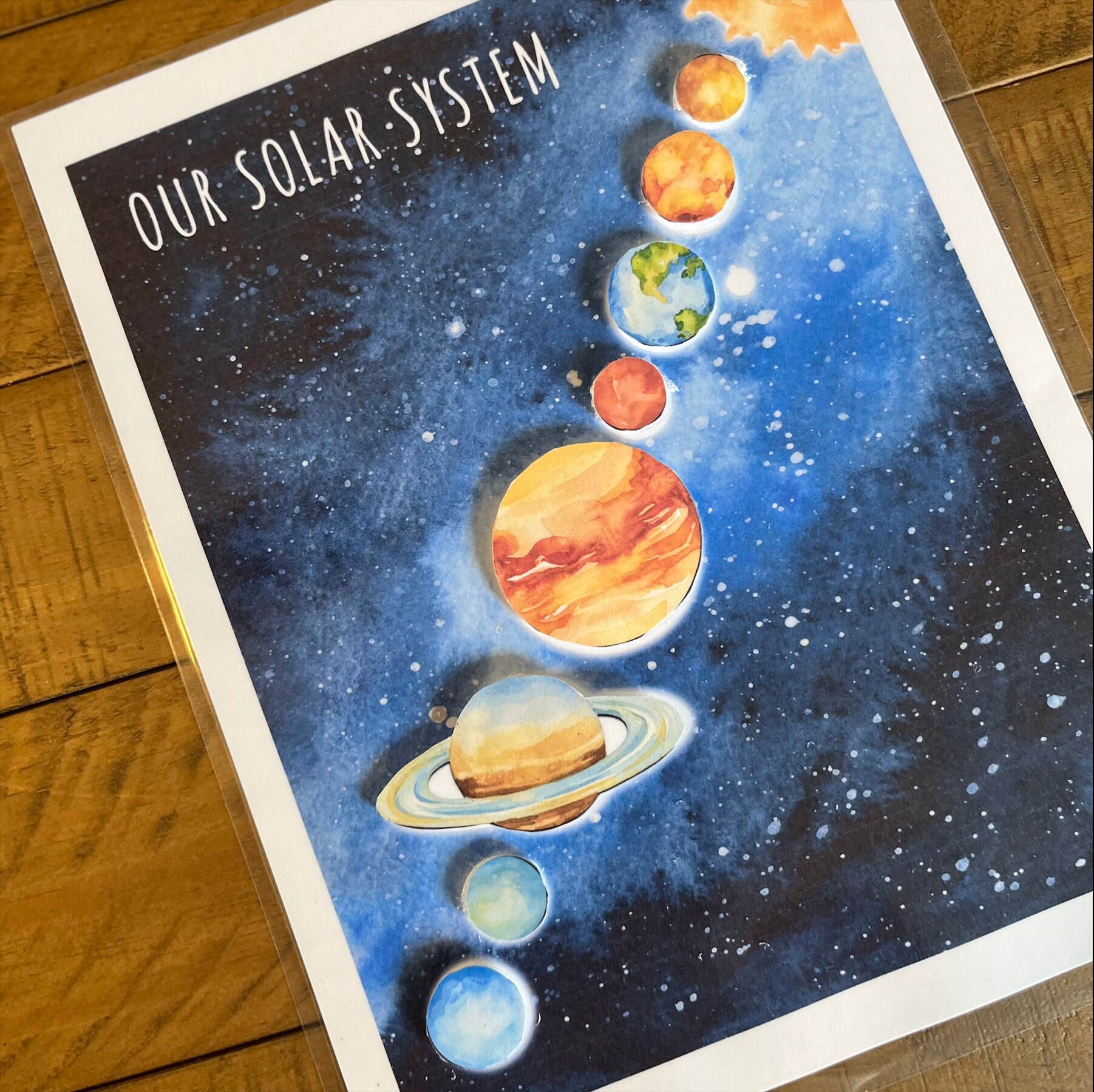 Solar System Planet Matching Activity - Etsy