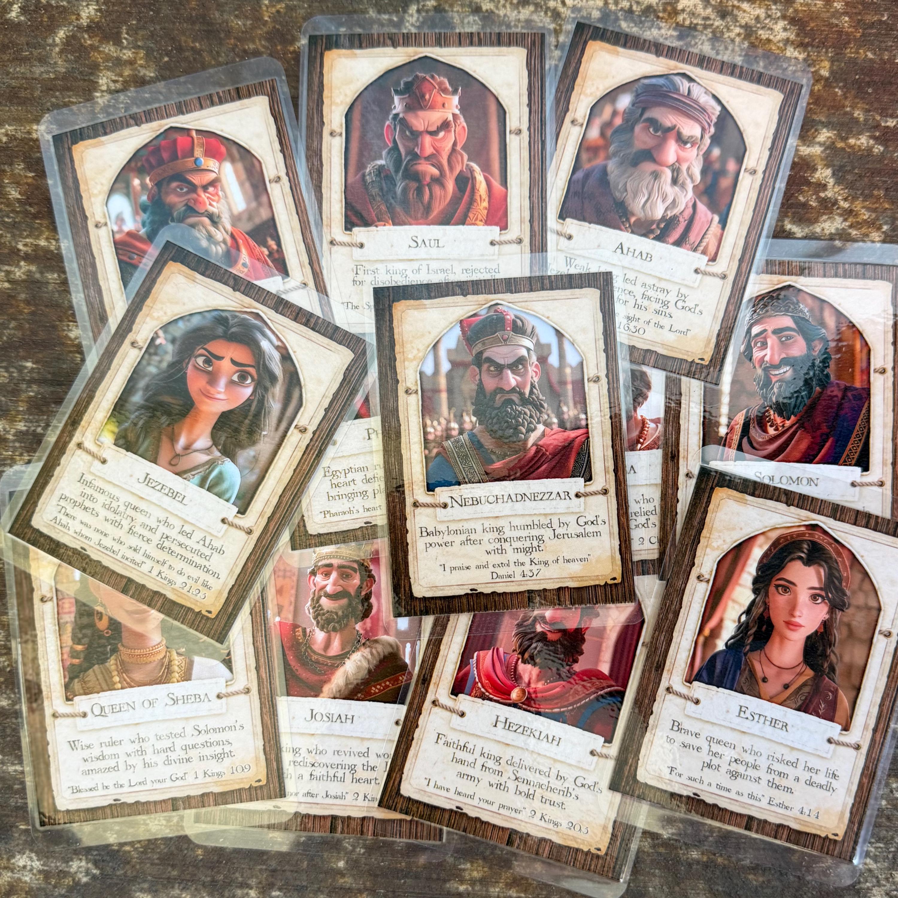 Complete Bible Character Cards Collection – 120 Printable Digital Cards ...
