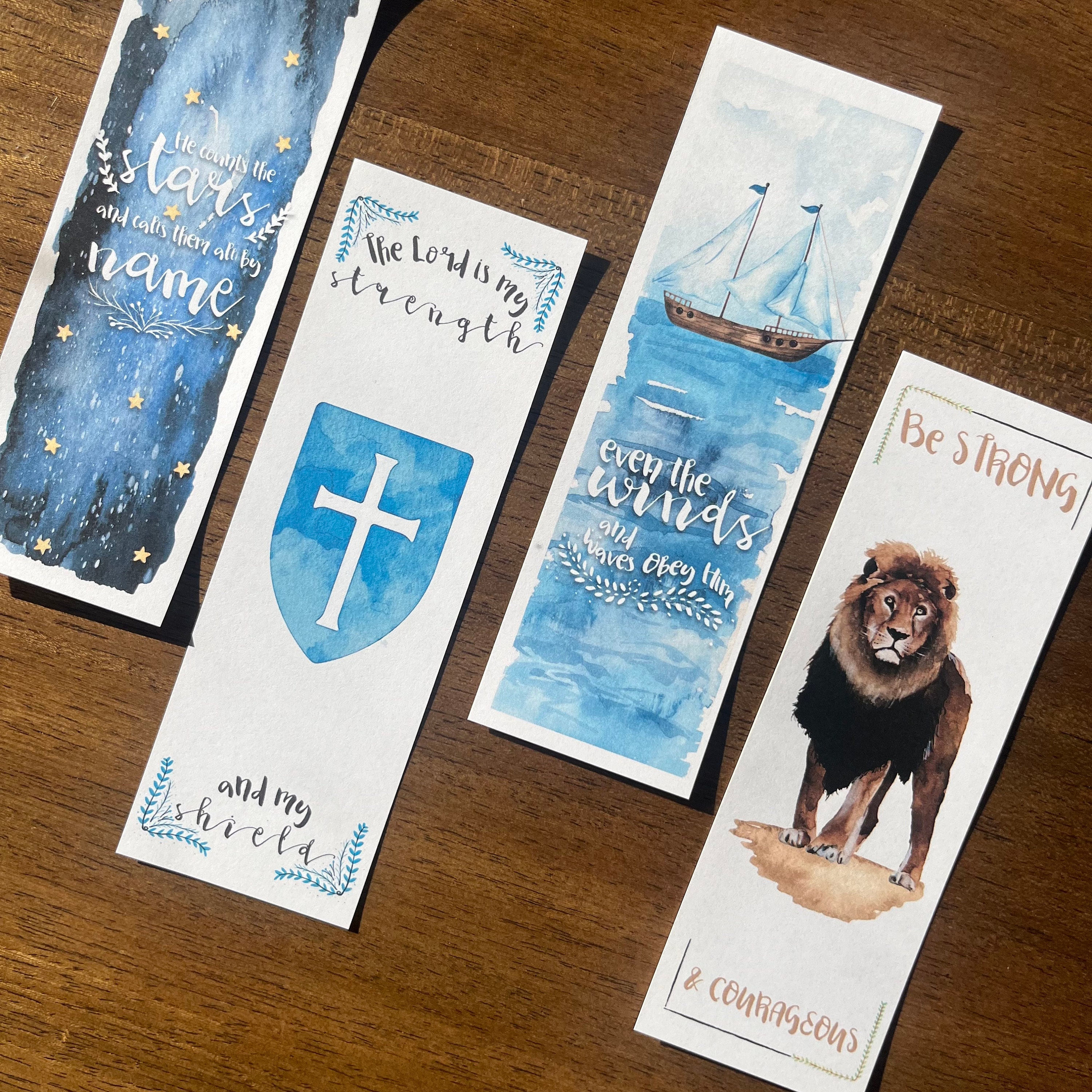 4 Scripture Bookmark Printables for Kids - Etsy
