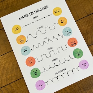 Kids Emotions Activities for Homeschool, Pre-k, or Kindergarten - Etsy