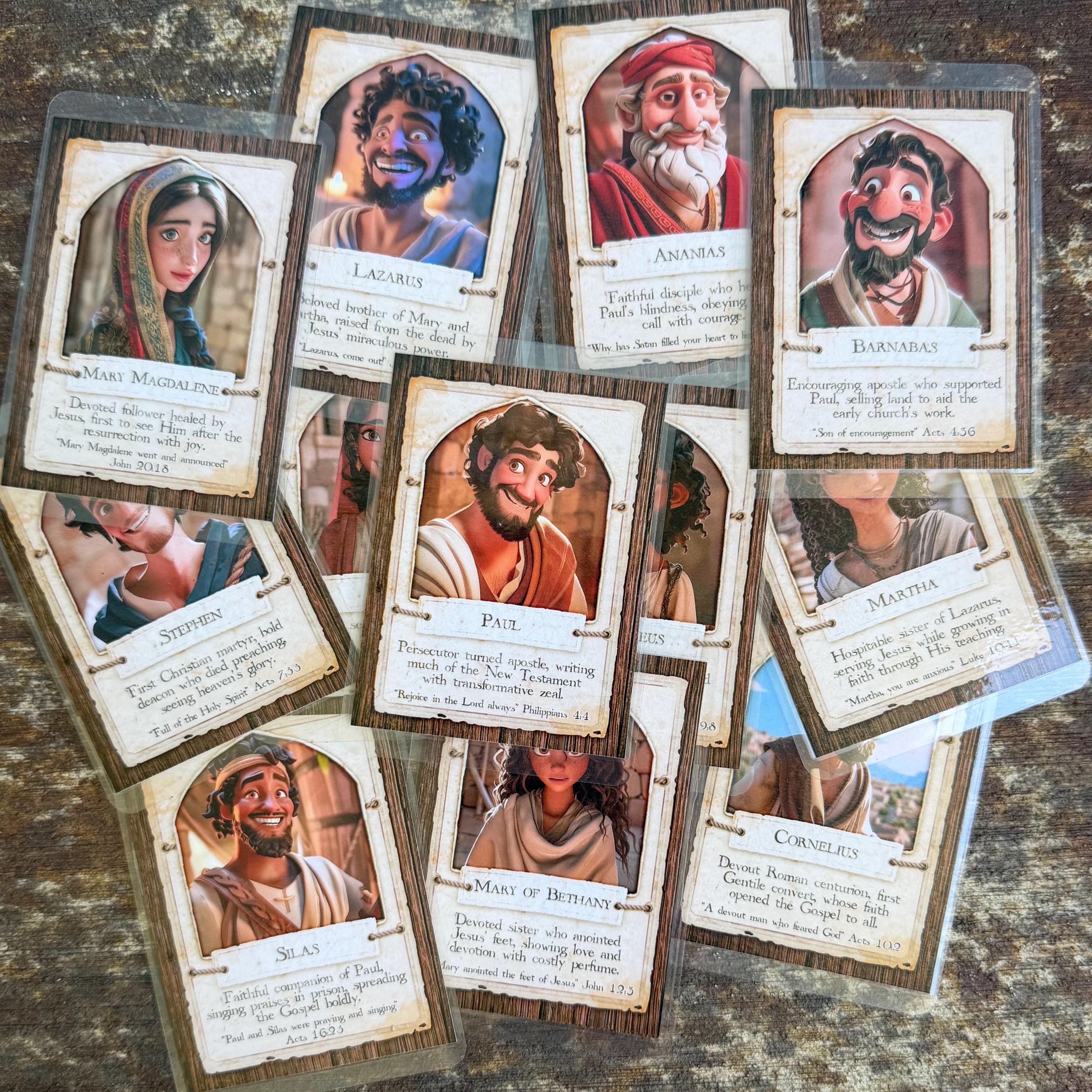 Complete Bible Character Cards Collection – 120 Printable Digital Cards ...
