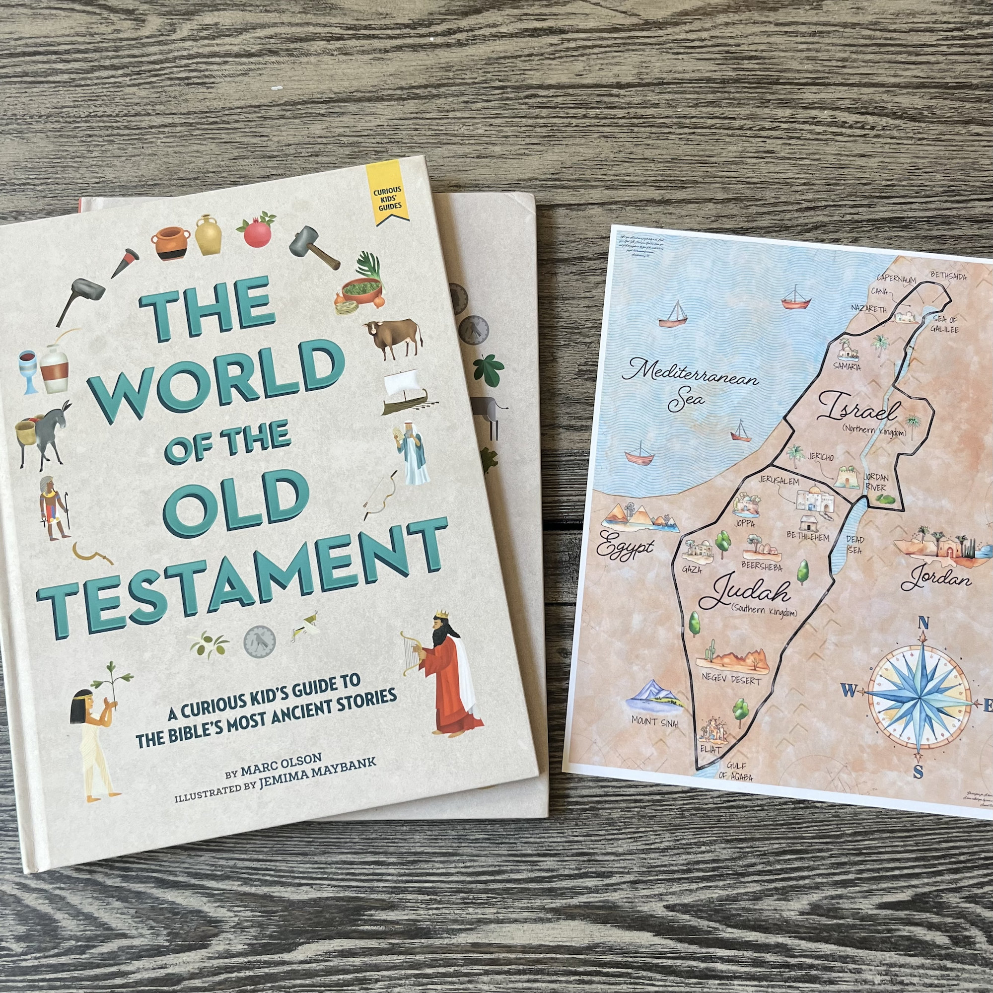 Kids Illustrated Map of Israel Poster Printable - Etsy