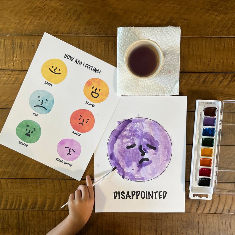 Kids Emotions Activities for Homeschool Pre-k or - Etsy