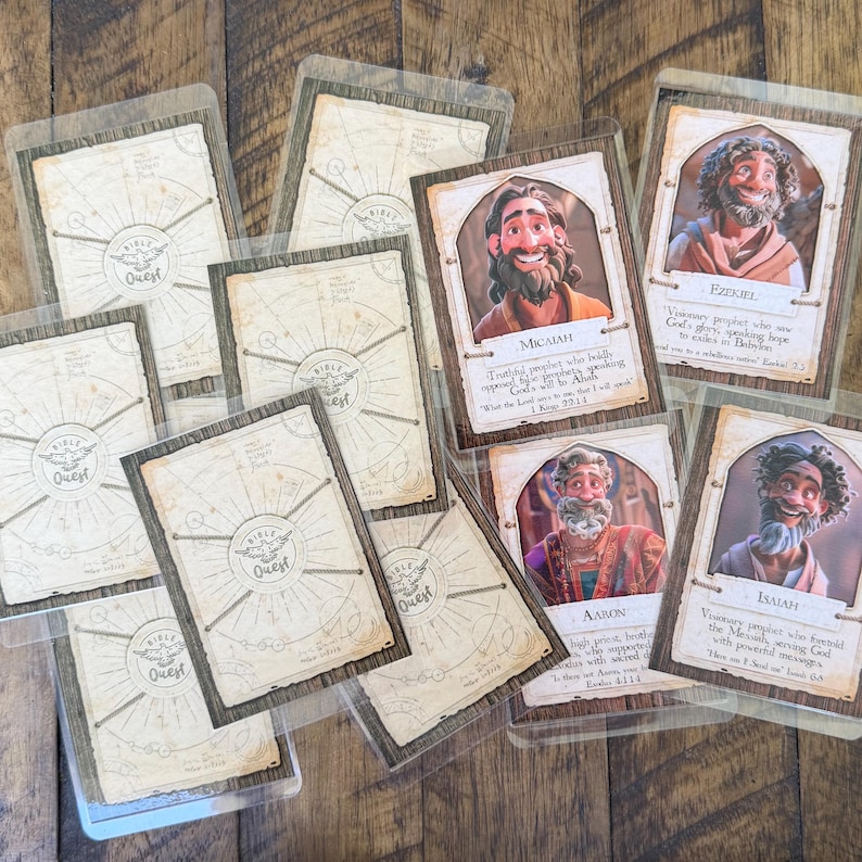 Printable Major Prophets Bible Character Cards - Digital PDF Download ...