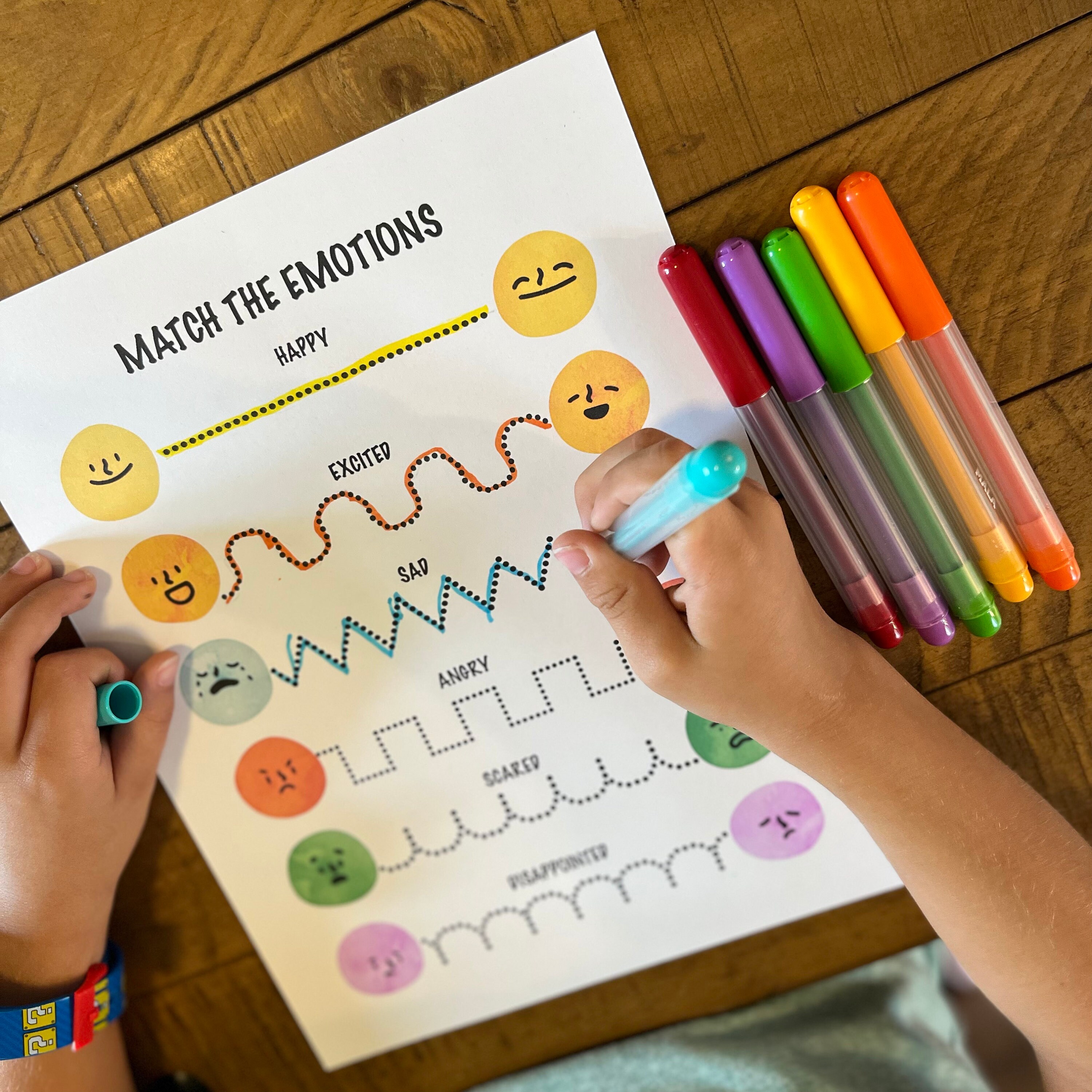 Kids Emotions Activities for Homeschool Pre-k or - Etsy