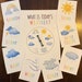 Weather Cards With Weather Chart for Homeschool, Pre-k, or Kindergarten ...