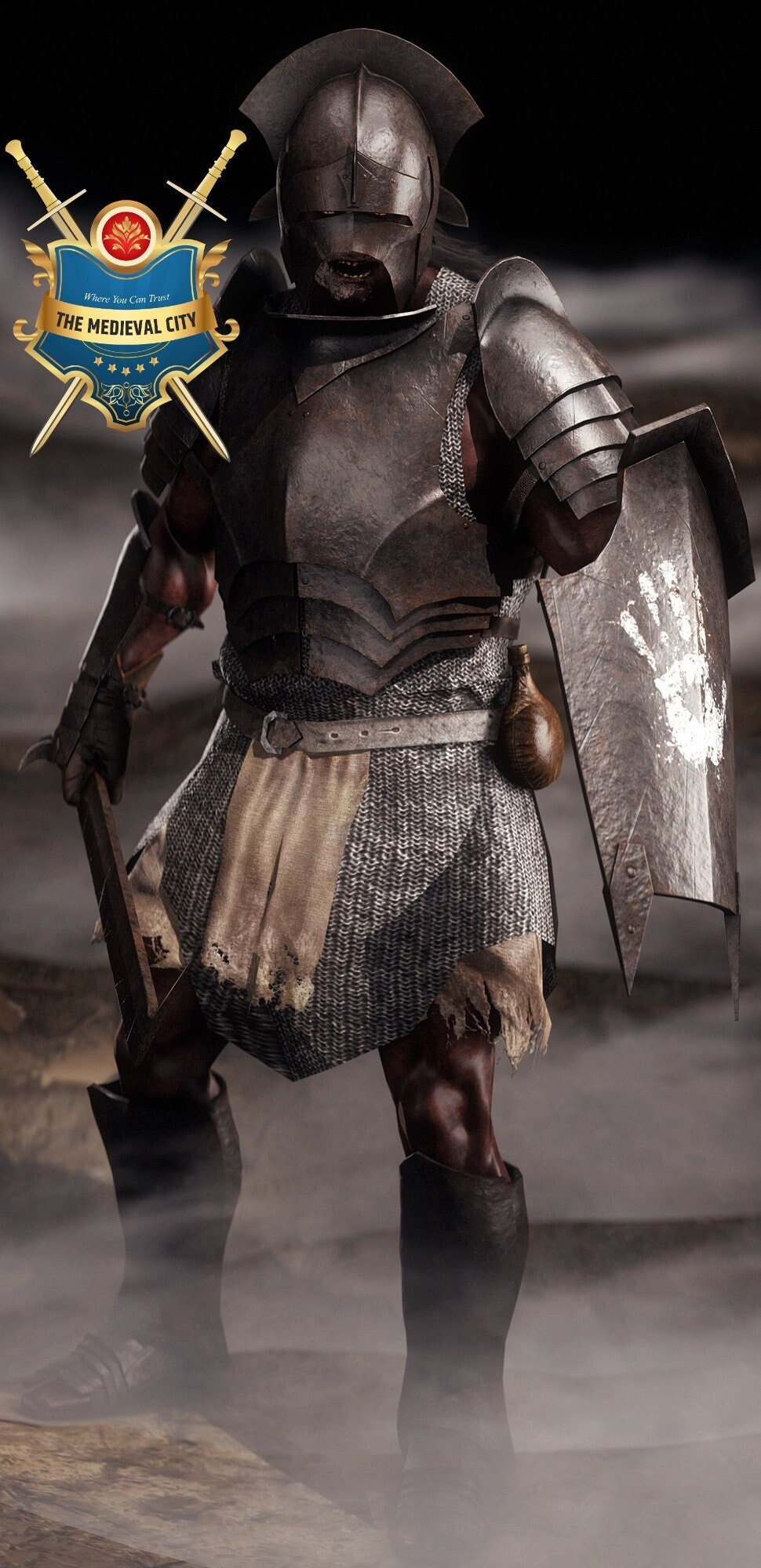 Uruk Hai Warrior Cosplay Armor Uruk Hai Armour - Etsy