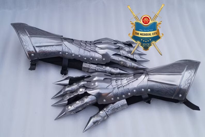 Medieval Sauron Gauntlets Lord of the Rings Gauntlets Witch - Etsy