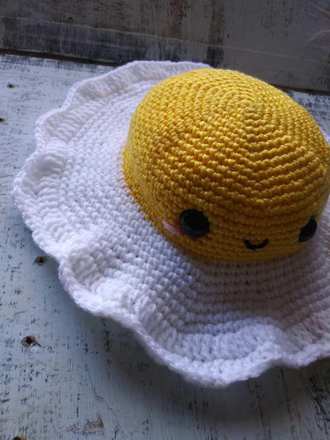 Giant Crochet Egg Plush Pillow, Crochet Foods, Giant Crochet Food ...