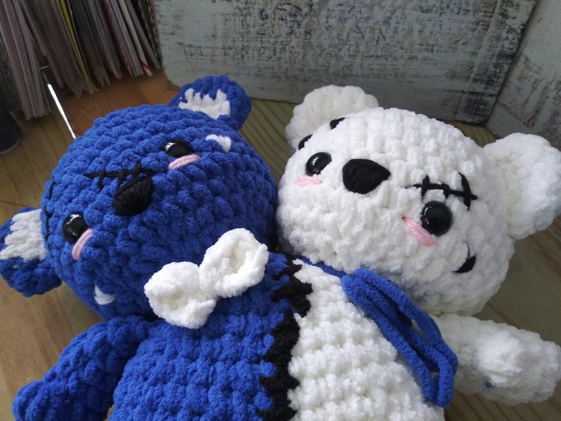 Two Headed Plushie Two Headed Crochet Bear Crochet Zombie - Etsy
