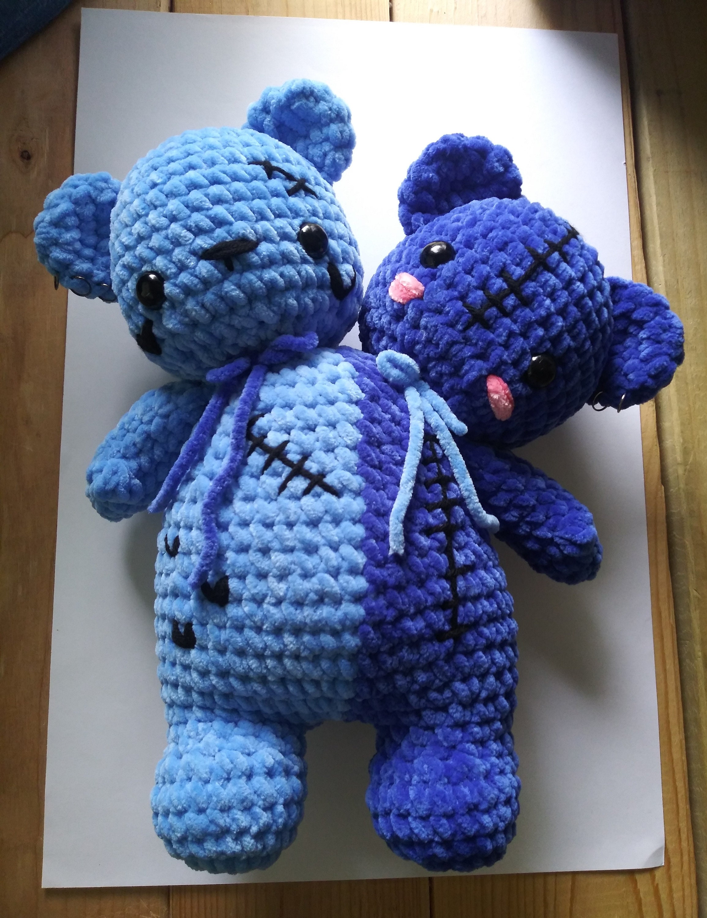 Two Headed Plushie Two Headed Crochet Bear Crochet Zombie - Etsy