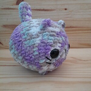 Crochet Loaf Cat, Fat Cat Plushie, Loaf Cat Plushies, Amigurimi Chibi ...