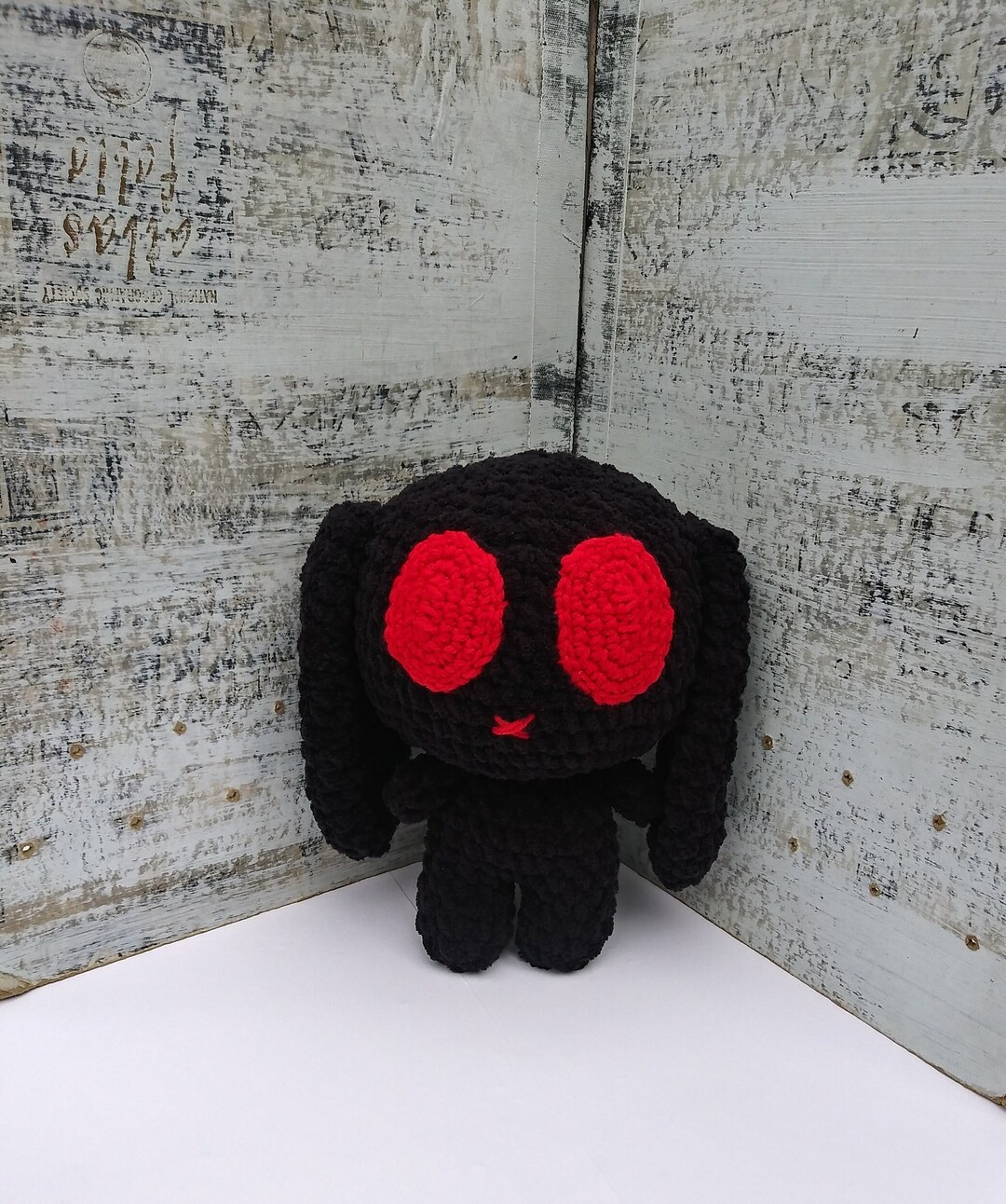 Crochet Zombie Bunny, Creepy Goth Plush Doll - Etsy
