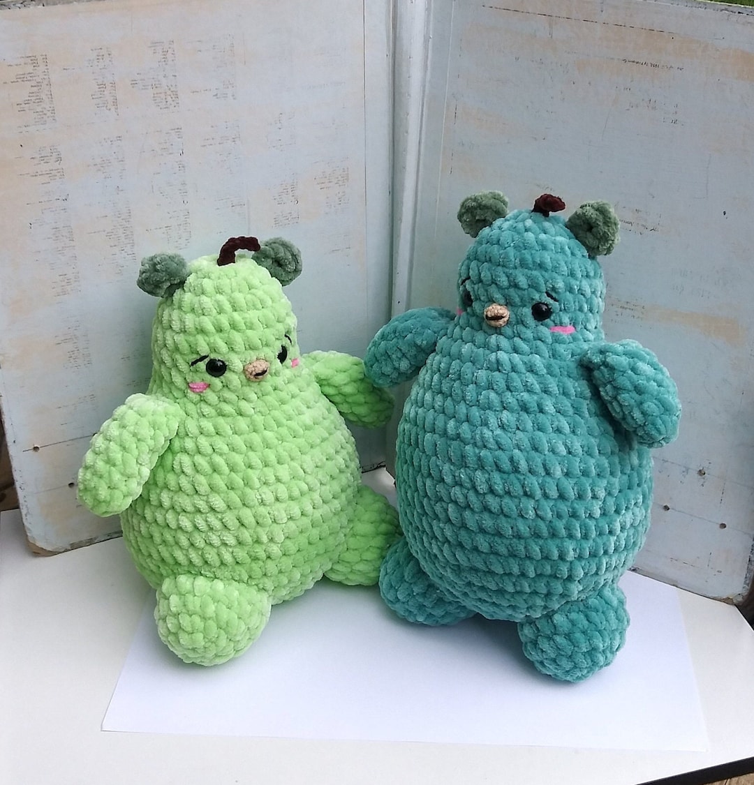 Crochet Pear Bear, Giant Crochet Pear, Crochet Teddy Bear, Food Animals ...